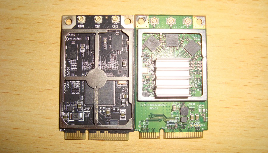 [分享]拆两张无线网卡 AR9388 和 BCM4331 - 霸王硬上弓's Blog